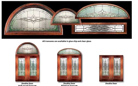 Custom Transom Glass Doors Amish Custom Doors
