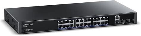 Amazon Com NETGEAR 24 Port Gigabit Ethernet Smart Switch GS724T Managed Optional 1 Year