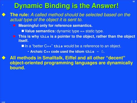 Ppt Dynamic Binding Powerpoint Presentation Free Download Id2767931