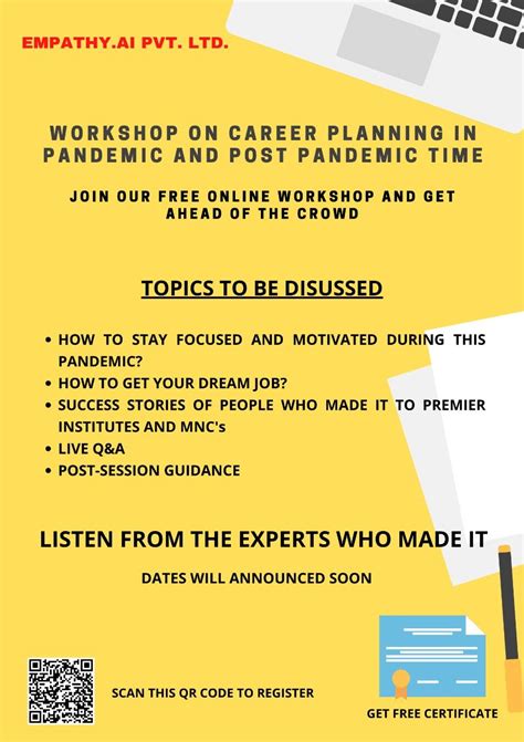 Sudeshna Chakraborty On Linkedin Free Career Development Workshop Are You Worried Which Career