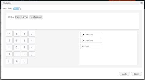 Can I Create A Text String Based On The Fields In My Form