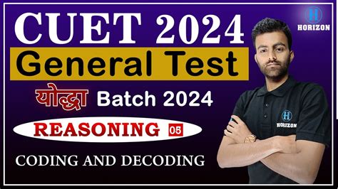 coding and decoding yodha batch 2024 cuet reasoning avneesh dixit
