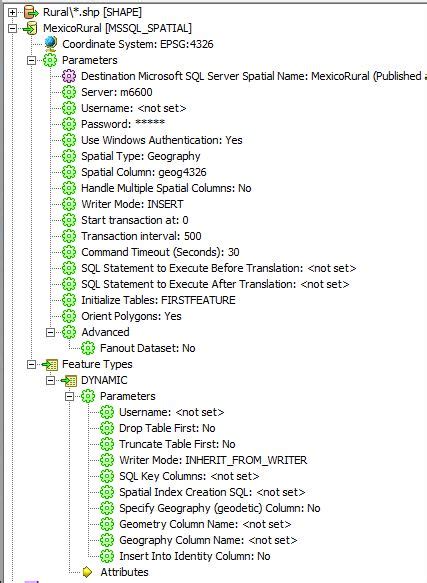 fme form fme workbench merging multiple shapefiles into one database