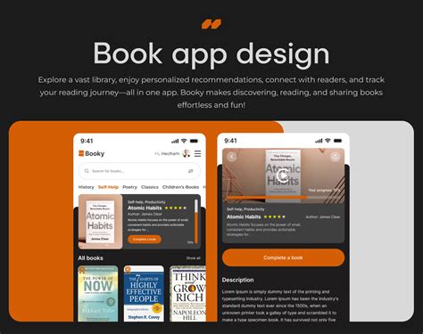 Book App Uidesign Behance