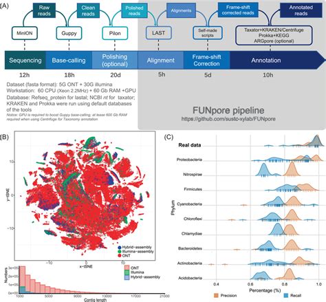 a the correction‐based annotation workflow of funpore b the