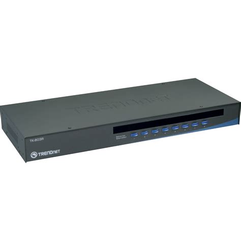 Trendnet Port Usb Ps Rack Mount Kvm Switch Tk R B H Photo