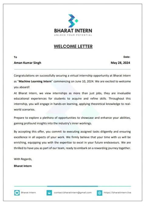 Aman Kumar Singh On Linkedin Machinelearning Ai Internship