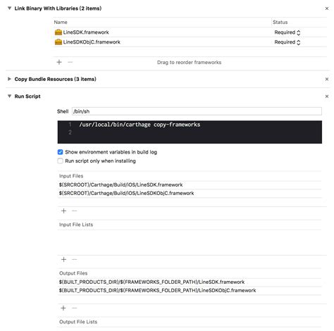 Using The SDK With Objective C Code LINE Developers