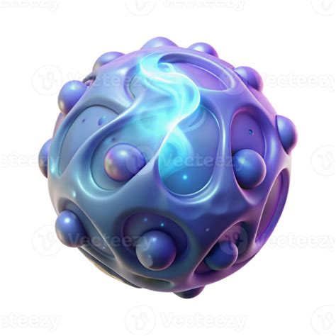 Stunning Traditional Abstract 3d Orb Celestial Energy Sphere Authentic