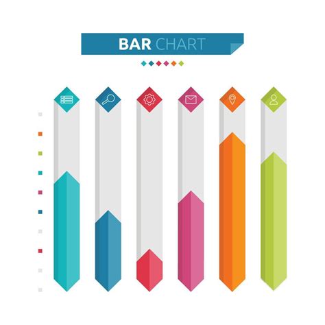 Bar Graphic Chart Statistic Data Infographic Template 9304099 Vector