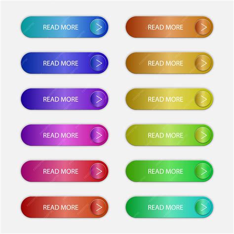 Premium Vector Call To Action Buttons Set Flat Design