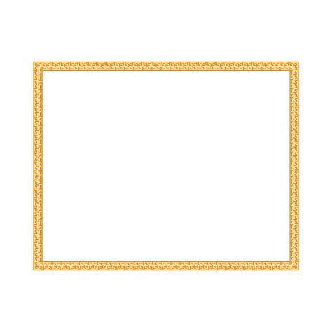 Chinese Frame Border Vector Illustration Element Chinese New Year