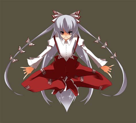 Fujiwara No Mokou Touhou Drawn By Noi Noi Y Danbooru