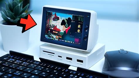 보자마자 바로 샀습니다 초미니 컴퓨터 아이맥 같은 귀여운 미니 모니터 도킹스테이션 Youtube