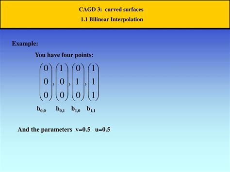 Ppt B é Ziersurfaces Patched Surfaces Transfinite Interpolation Coons Patch Powerpoint