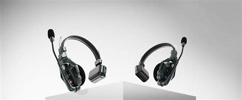 1100ft350m Full Duplex Wireless Intercom Headset System By