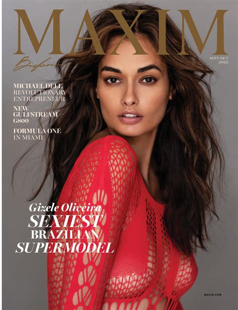 Gizele Oliveira Is Maxims Septemberoctober Cover Star Maxim