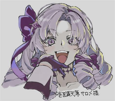 壱百満天原サロメ 「リプ来たキャラの顔だけ描く 」きしのイラスト