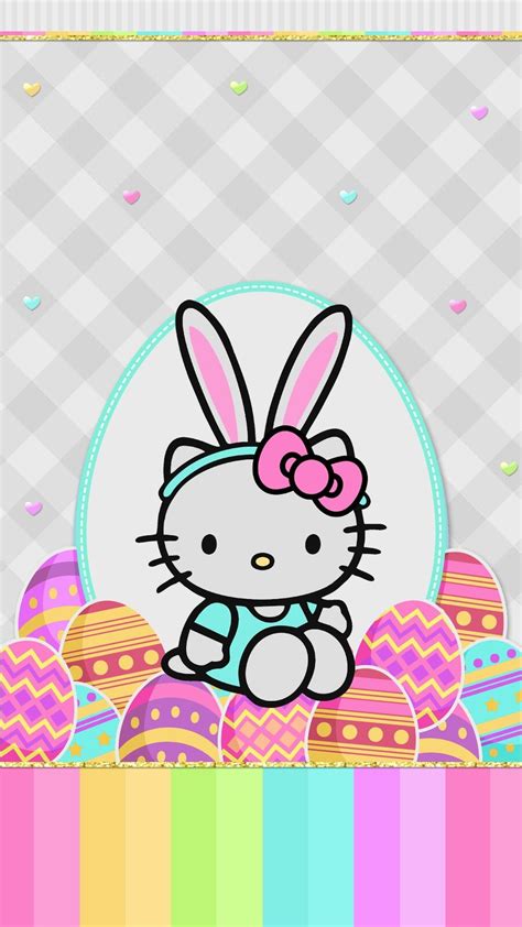 Happy Easter Hello Kitty Backgrounds Hello Kitty Wallpaper Hello
