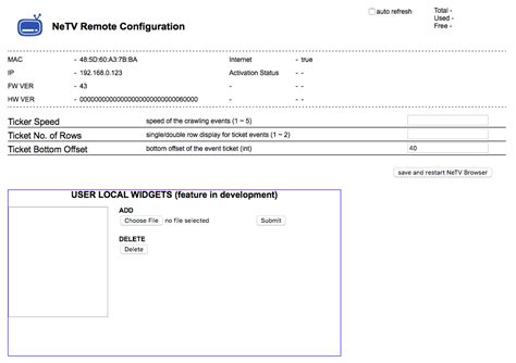 Notes On Overlaying Web Content On Hdmi Video With The Netv Vitor Io