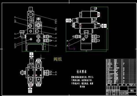 液压泵站及液压阀组cad图36741625autocad 2004模型图纸下载 懒石网
