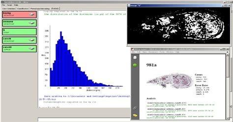 An Example Of The Command Line Data Analysis Panel The Histogram