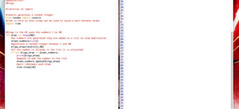 Bingo V1 Python Geektechstuff