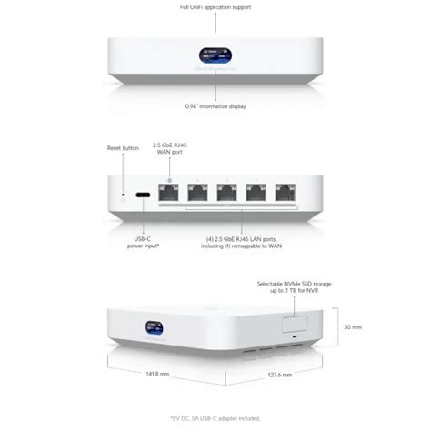 Router Ubiquiti Unifi Cloud Gateway Max Ucg Max Ns