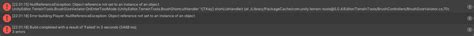anyone know why i cant build r unity3d