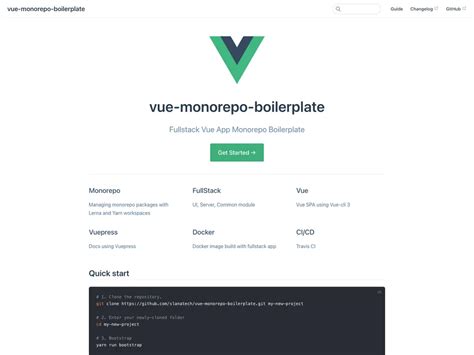 Vue Monorepo Boilerplate