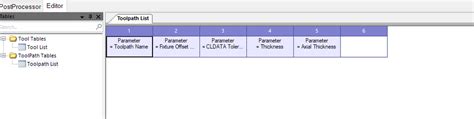 Post Processor Bug Toolpath Table Duplicate Toolpaths Cant Be