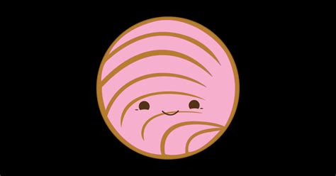 Pink Concha Pan Dulce Mexican Sweet Bread Dia De Los Muertos Sticker Teepublic