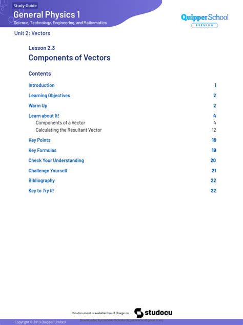 Components Of Vectors Pdf Trigonometric Functions Triangle