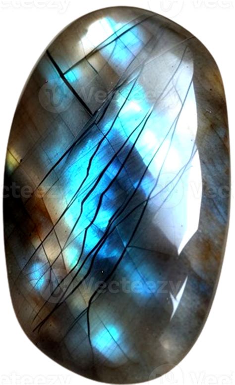Ai Generated Mineral Labradorite Gray And Blue Color 41951549 Png
