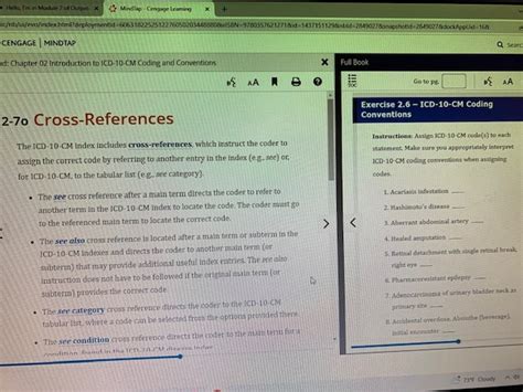 Hello Im In Module 2 Of Outpatient Coding Exercise 2 6 Icd 10 Cm