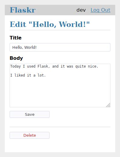 tutorial — flask documentation 3 1 x