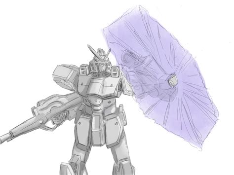 Beam Shield Sketch Rgundam