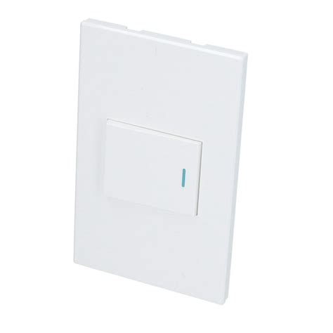P620b Placa 1 Interruptor 1 2 Línea Premium Color Blanco Surtek