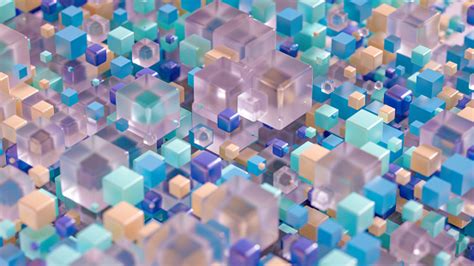 테크노 하이테크 배경 기하학 큐브 추상화 3d 일러스트레이션 3d 렌더링 0명에 대한 스톡 사진 및 기타 이미지 0명 3차원 형태 기하 도형 Istock