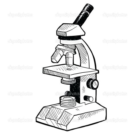 simple microscope drawing at getdrawings free download