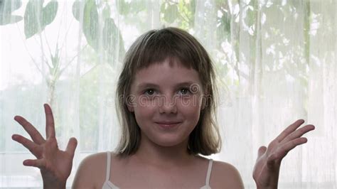 Mind Blown Reaction Of Girl Expressing Her Shock Of Something