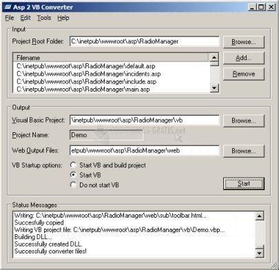 Descargar Asp To Visual Basic Activex Dll Converter Gratis Para