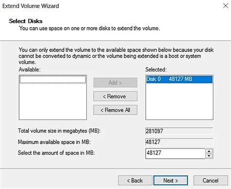 How To Add More Space And Increase Disk Size In Hyper V Virtualization Spiceworks Community