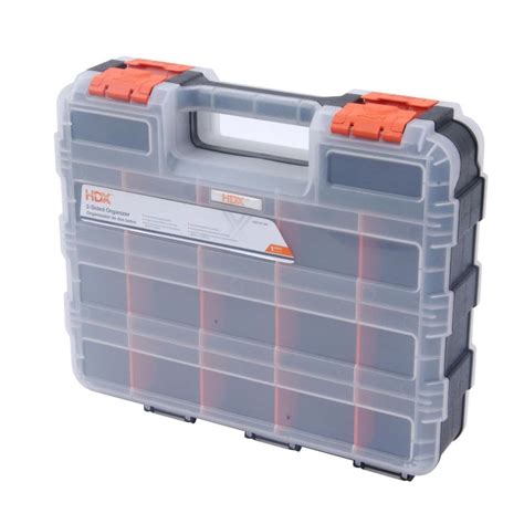 Hdx 13 Inch 30 Compartment Double Sided Small Parts Organizer The Home Depot Canada