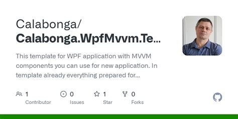 Github Calabonga Calabonga Wpfmvvm Template This Template For Wpf