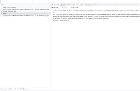 Chrome Dev Tools Couldnt See Requests Formdata During Breakpoint But It Clearly Existed When