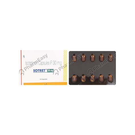 Sotret 30 MG Capsule (10) - Uses, Side Effects, Dosage, Composition ...