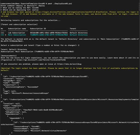Automate Deployment Of Resources To Azure Using Az Cli And Arm Templates Cameronmoulderblog