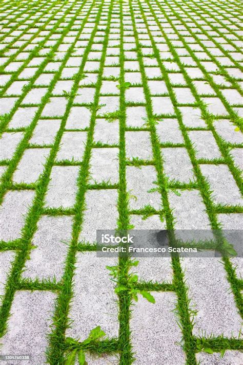회색 콘크리트 바닥 블록 잔디와 모래의 기판에 조립 건물 법에 의해 요구되는 빗물에 투과성 바닥의 종류 투과성의에 대한 스톡 사진 및 기타 이미지 Istock