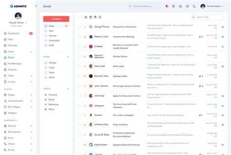 Adminto Blazor Admin And Dashboard Template